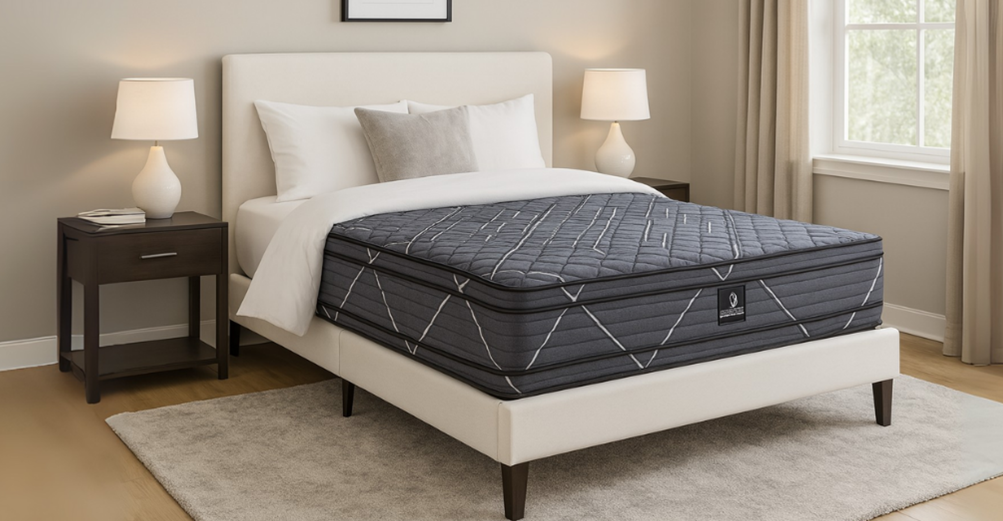 Dreamwell Greysteel DS 13.5" Firm - Double Sided - Mattress – Bare ...
