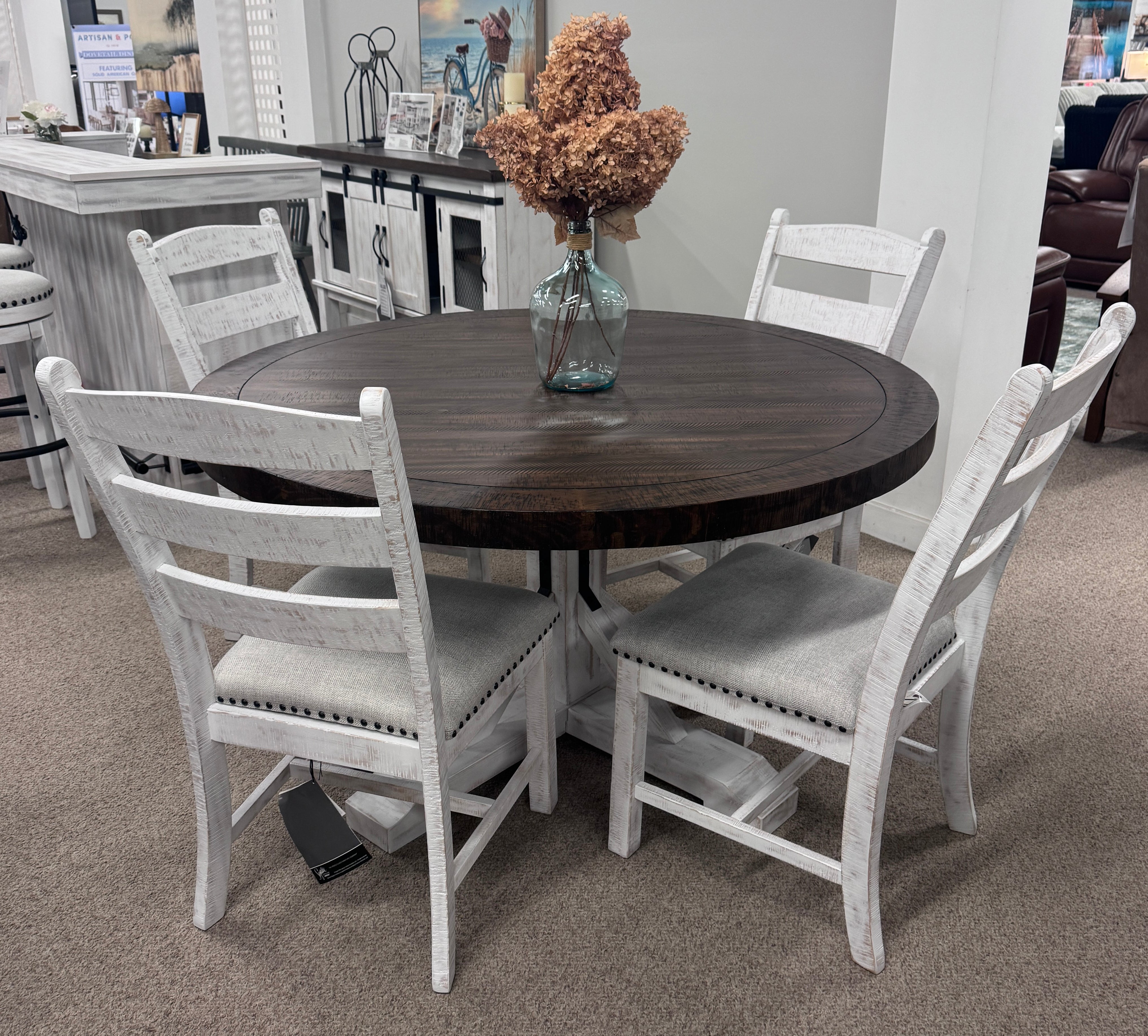 Valebeck Dining Table & 4 Chairs D546 – Bare Bones Furniture